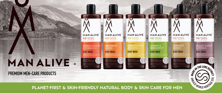 Man Alive Men Care | Over 98% Natural Origin Body & Skincare for Men